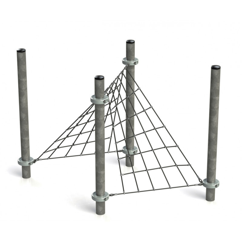 Jeux de grimpe filet pyramide jeux et sports - SÉMIO